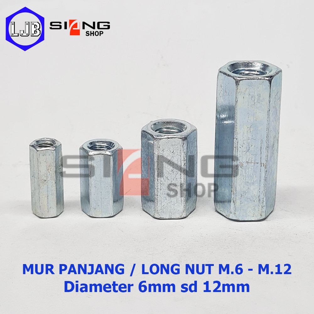 Jual Long Nut / Mur Panjang Galvanis | Shopee Indonesia