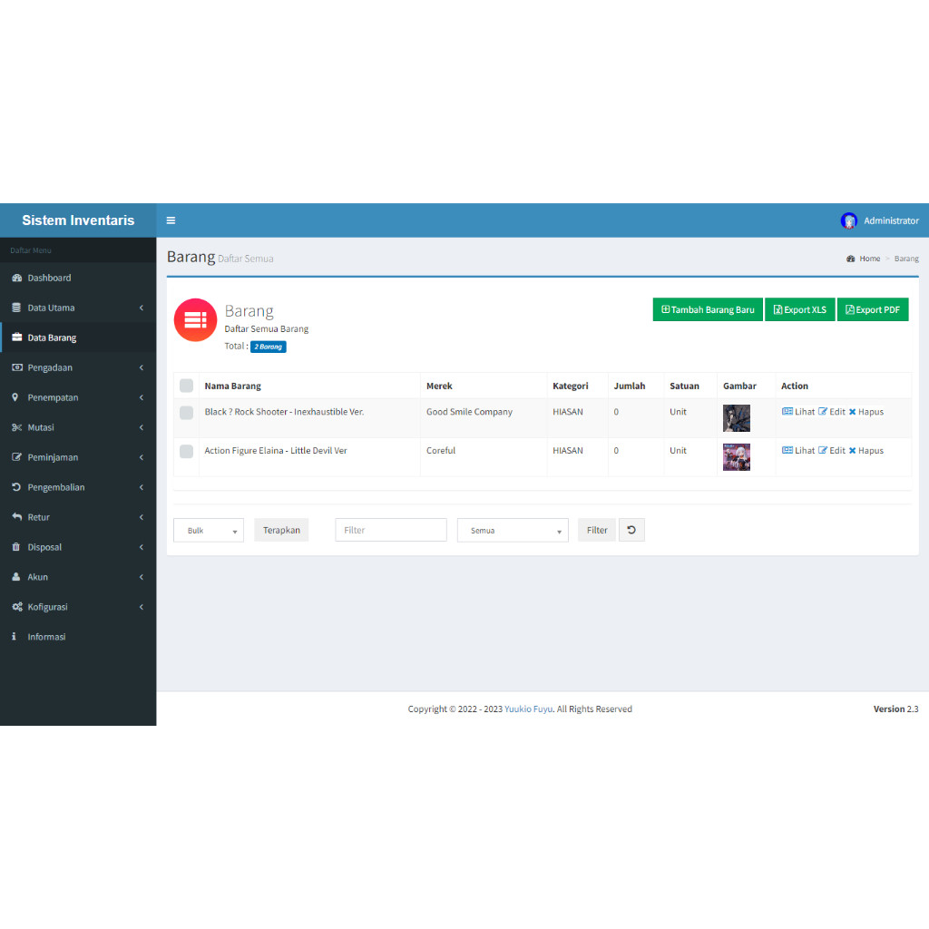 Jual Source Code Sistem Inventarisasi Barang Berbasis Web | Shopee ...