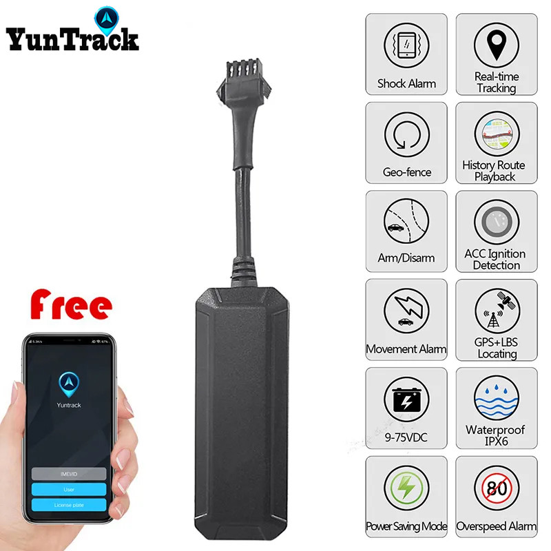 Jual Car Motorcycle GPS Tracker Triple modules Over speed alarm High ...