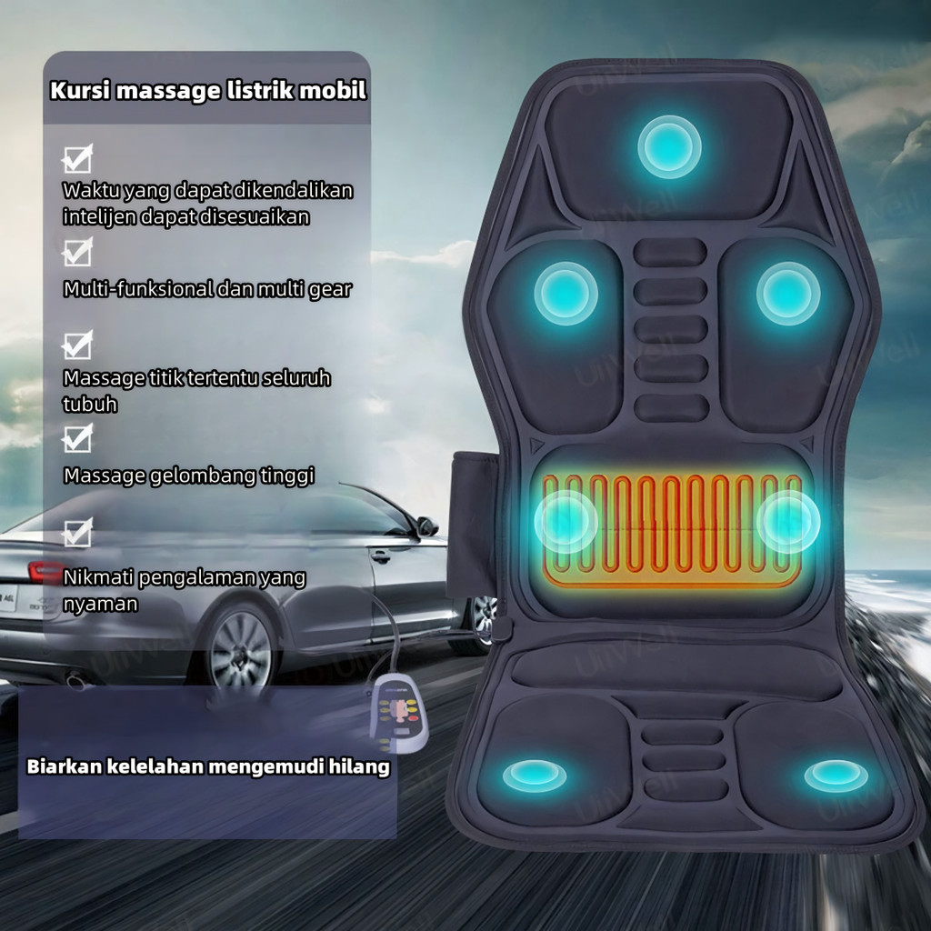 Jual Alat Refleksi Kursi Pijat Robotic Cushion Massage Seat Anti-Stress ...
