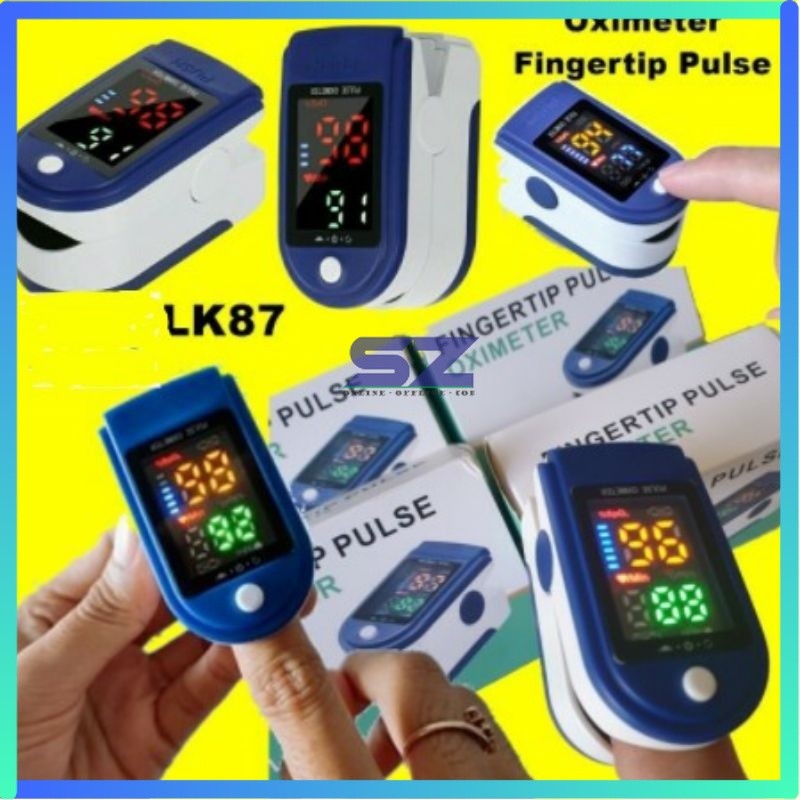 Jual oximeter fingertip pulse lk87 alat cek kadar saturasi oksigen ...