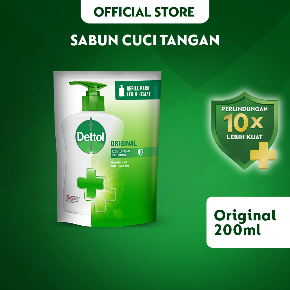 Jual Dettol Sabun Cuci Tangan Original Anti Bakteri Refill 200gr - Hand Wash | Shopee Indonesia