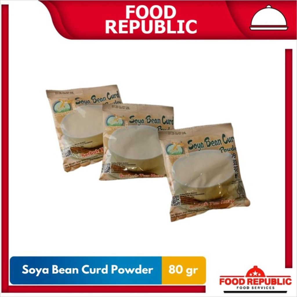 Jual Happy Grass Soya Bean Curd Powder / Puding Bubuk Kedelai 80 gr ...