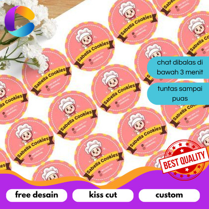 Jual Cetak INC Print & Cut Sticker Vinyl / Transparan A3+ Cetak Kiss ...