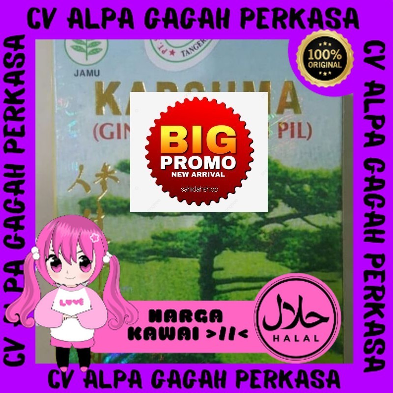 Jual Alpaa Store ID - Jamu Kapsuma / Ginseng kianpi pil isi 60 kapsul ...