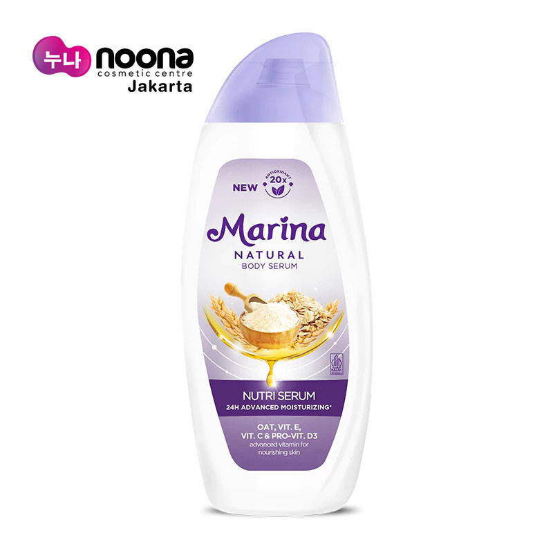 Jual MARINA HAND BODY LOTION NATURAL NUTRI SERUM 475ML | Shopee Indonesia