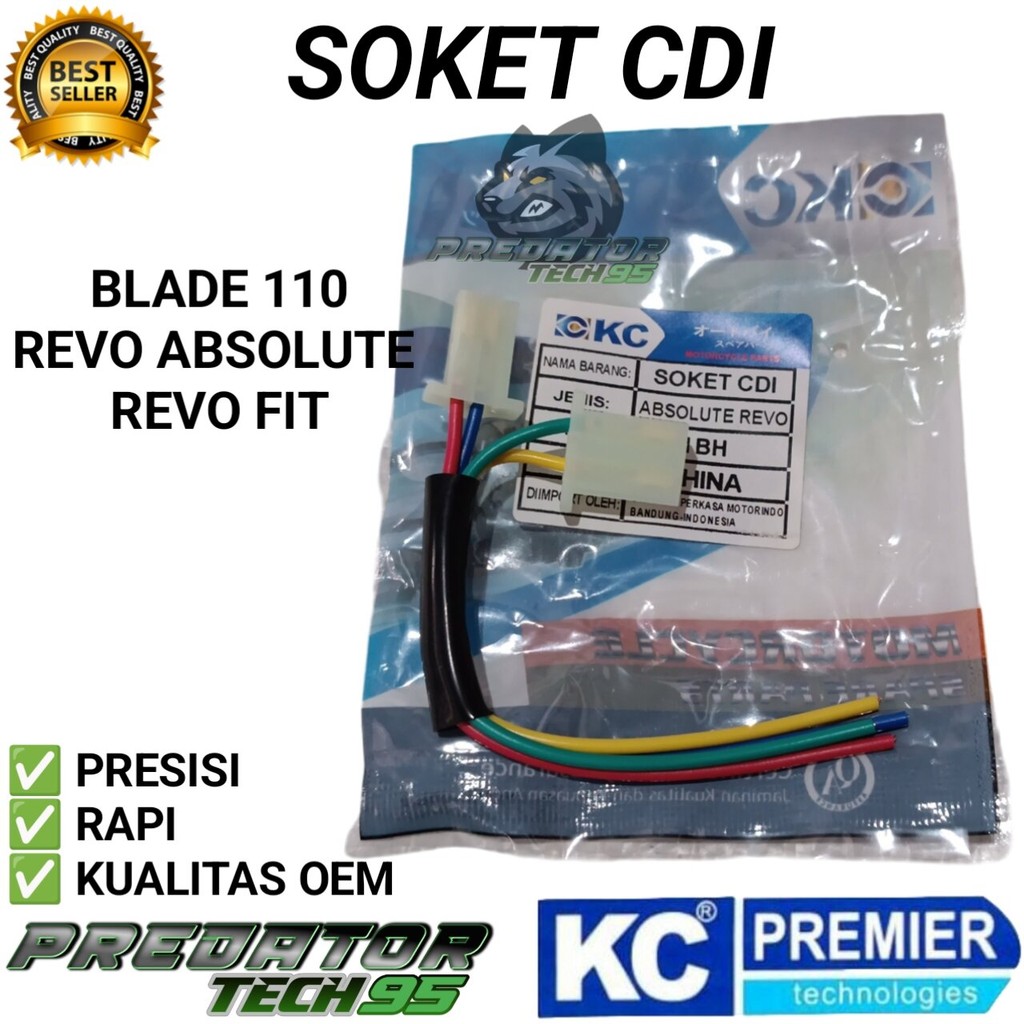 Jual SOKET CDI SOCKET BLADE 110 REVO ABSOLUTE REVO FIT HIGH QUALITY ...