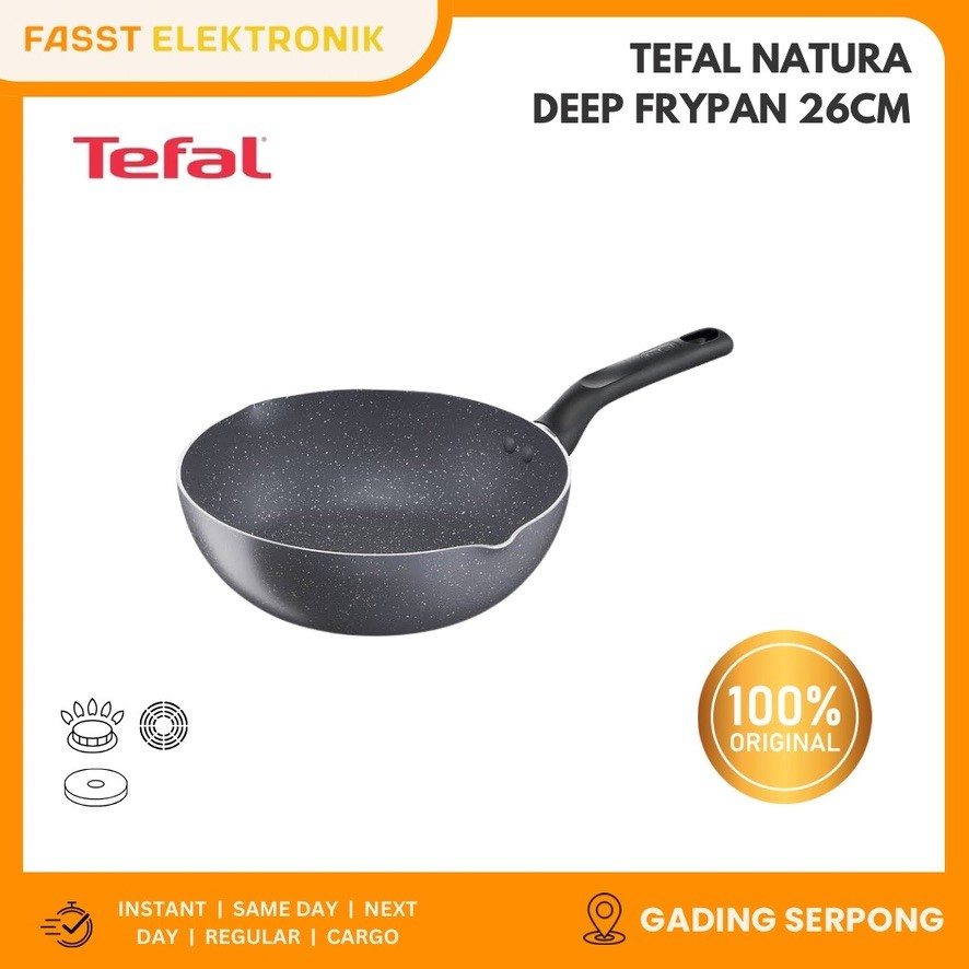 Jual TEFAL Natura Deep Frypan 24cm | Shopee Indonesia