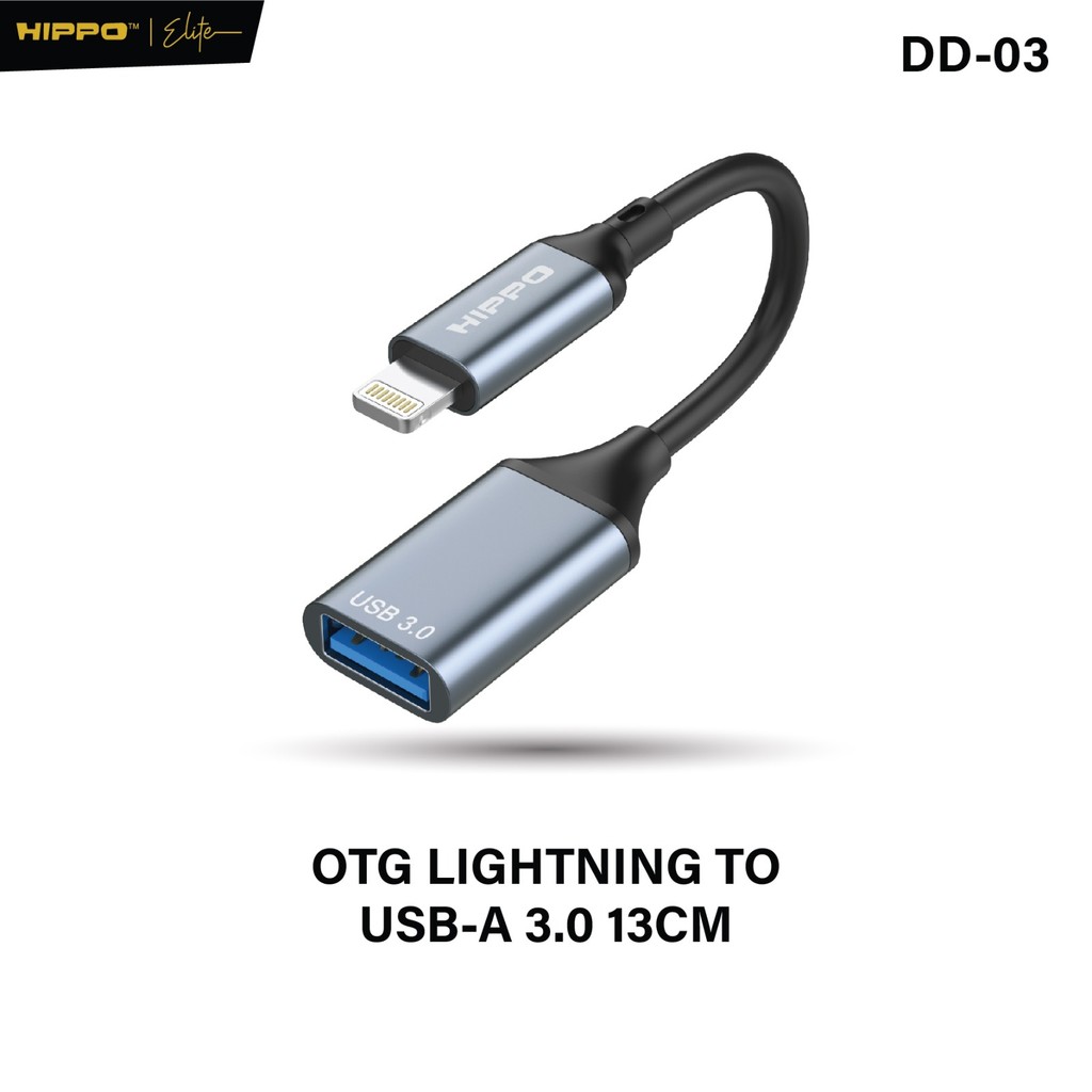 Jual HIPPO OTG DD-03 13Cm USB A TO Lightning USB 3.0 Adapter Converter ...