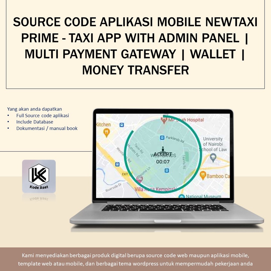 Jual SOURCE CODE APLIKASI MOBILE NEWTAXI PRIME - TAXI APP WITH ADMIN PANEL | MULTI PAYMENT ...