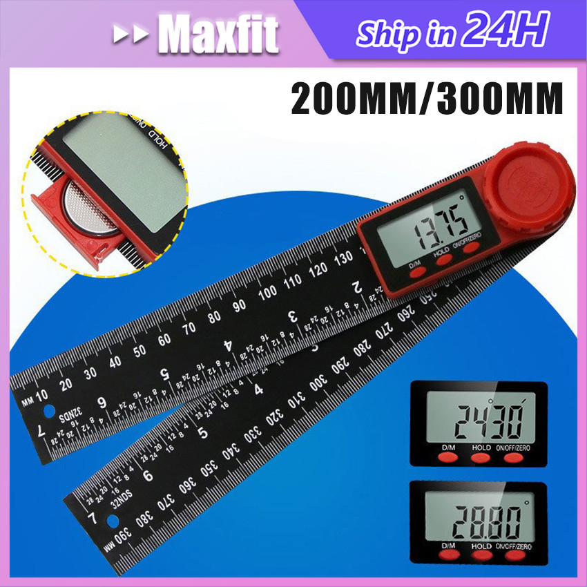 Jual Penggaris Sudut Digital Busur Pengukur Siku Derajat Digital Waterpass Lcd Protractor ...