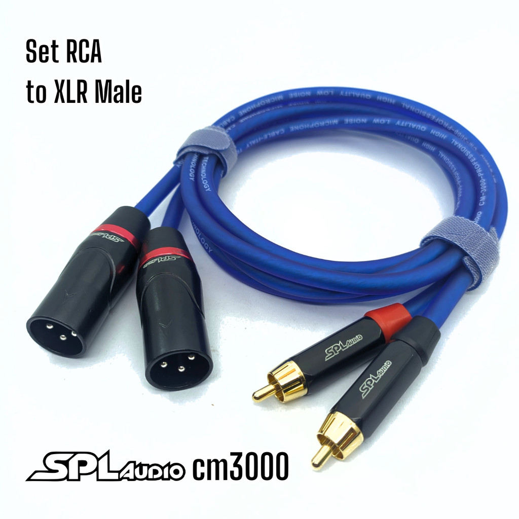 Jual Kabel Set Mixer Ke Power XLR Male TO RCA Kabel SPL Audio Warna ...