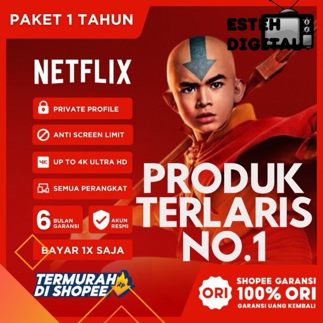 Jual NETFLIXXX PREMIUM 4K ULTRAHD 1 BULAN FULL GARANSII | Shopee Indonesia
