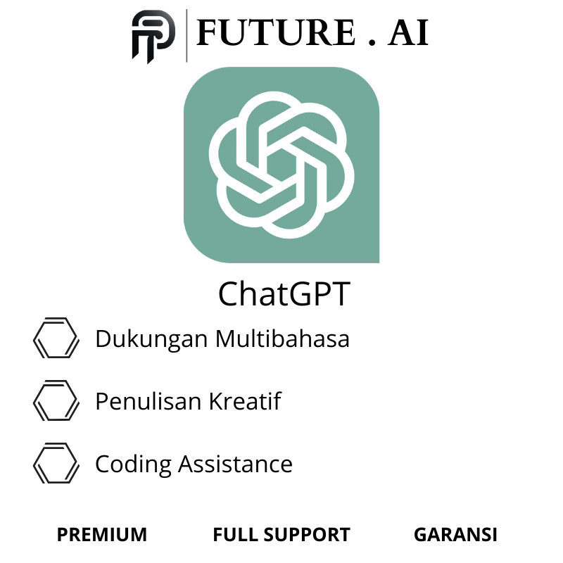 Jual ChatGPT Plus Premium - TURBO 3.5 ChatGPT - 4 Full Garansi | Shopee Indonesia