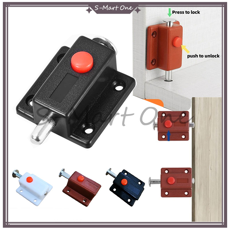 Jual 5pcs Grendel Otomatis /Slot Pintu Otomatis Pencet Tekan Push Lock ...