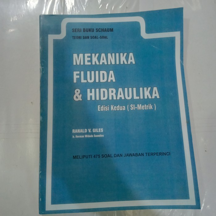 Jual Buku Seri Schaum MEKANIKA FLUIDA DAN HIDRAULIKA | Shopee Indonesia