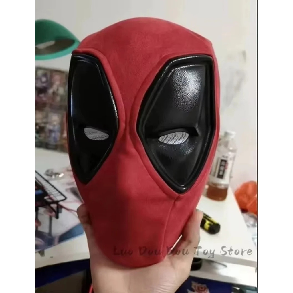 Jual Movie Mask Deadpool Wearable Detachable Eyes Cosplay Costume Comic ...