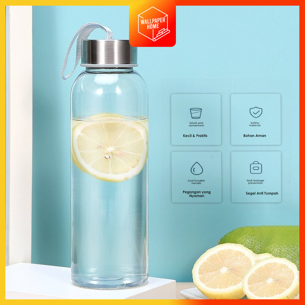 Jual Tumbler Plastik Botol Air Minum 500ml Botol Minum Olahraga Simple ...