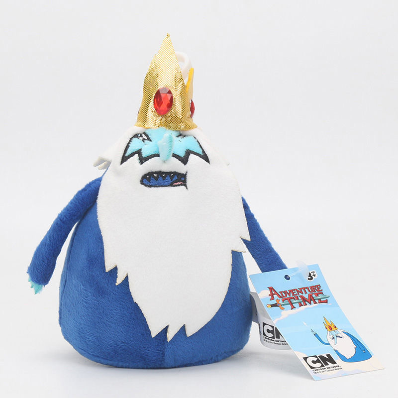 Jual New Cute Anime Adventure Time Ice King Plush Keychain Small ...