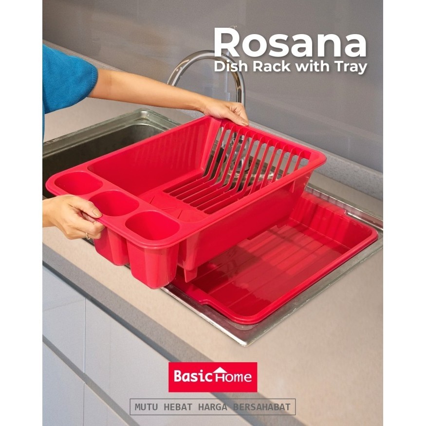 Jual BUNTON Lion Star Basic Home BAA-5 Rosana Dish Rack With Tray Untuk ...