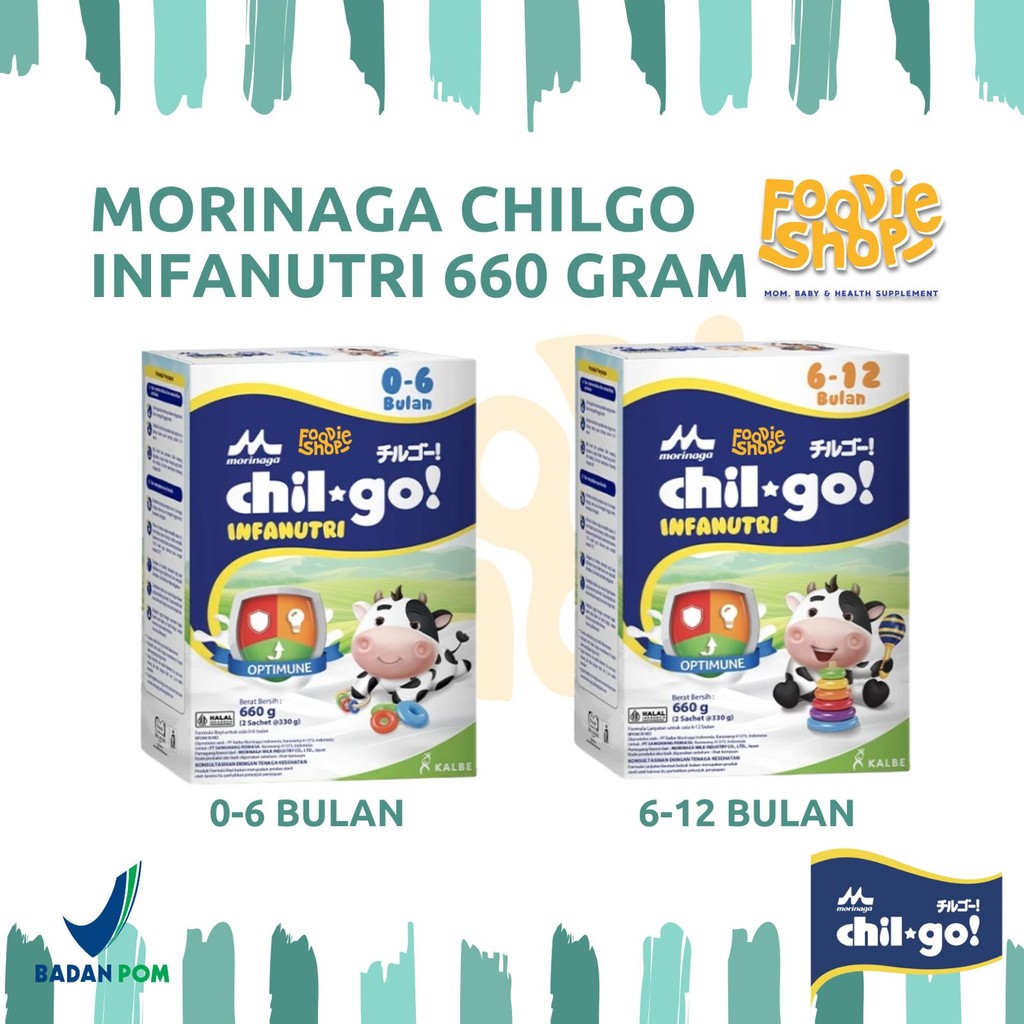 Jual Morinaga Chil Go Infanutri Formula Bayi 660gr 0-6 Bulan & 6-12 ...