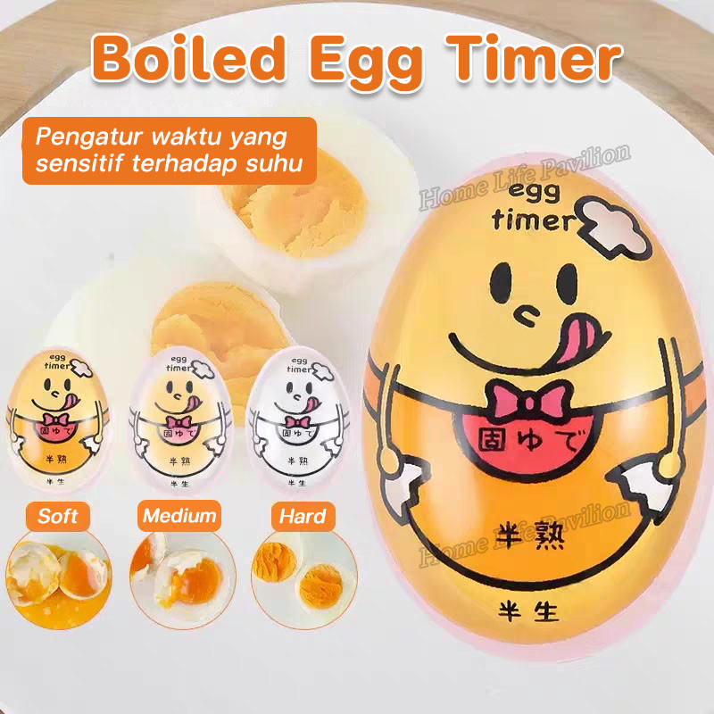 Jual Boiled Egg Timer Alat Pengukur Kematangan Telur Pengukur Suhu ...