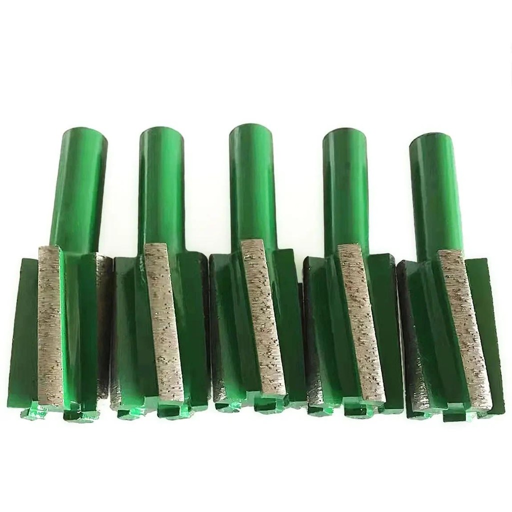 Jual SUBRILLI Round Shank Diamond Segmented CNC Finger Bits for Cutting ...