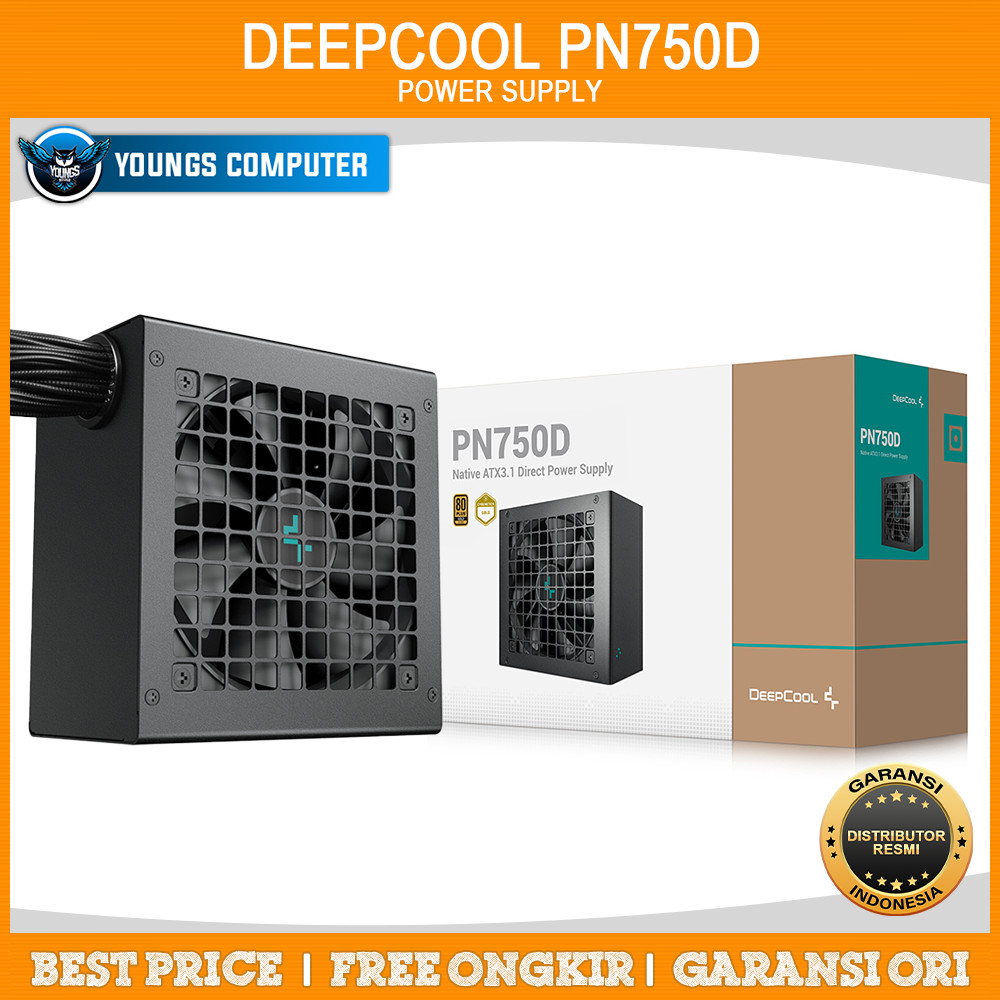 Jual PSU DEEPCOOL PN750D 750W 80+ Gold ATX 3.1 - Power Supply 750 Watt | Shopee Indonesia