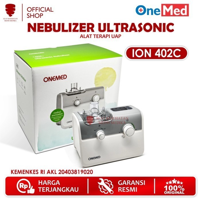 Jual Onemed Nebulizer Ultrasonic ION 402C Alat Uap Terapi Pernafasan ...