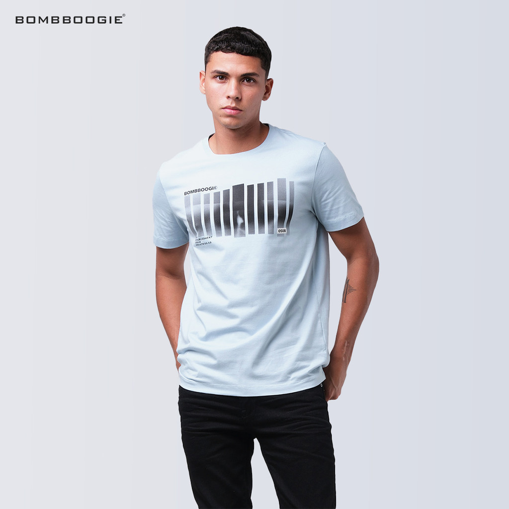 Jual Bombboogie Kaos Pria Slimfit Darion Baby Blue 12E85B4BB | Shopee ...