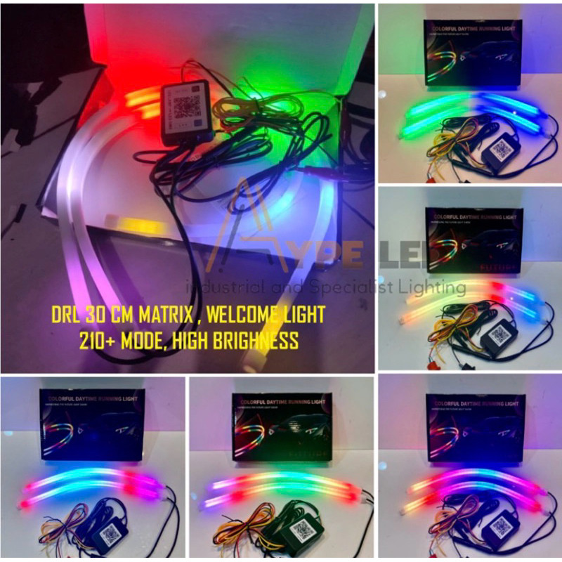 Jual SHD_SHOP (ORIGINAL) DRL 30 CM MATRIX WELCOME LIGHT ICC RGB KONEKSI ...