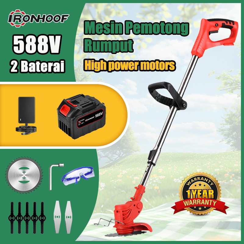 Jual Mesin pemotong rumput Baterai Lithium Tanpa Kabel mesin potong ...
