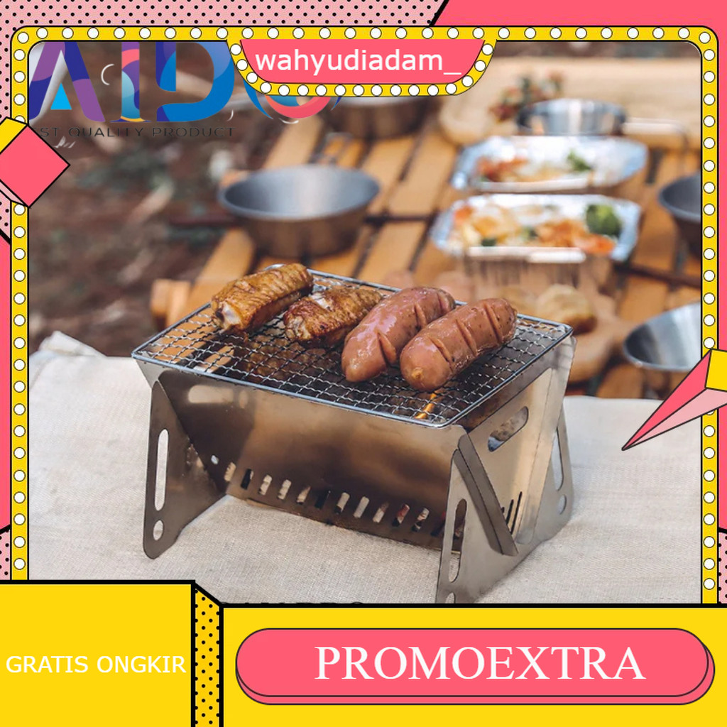 Jual Panggangan BBQ Portable Alat Panggang Barbeque Grill Pemanggang ...