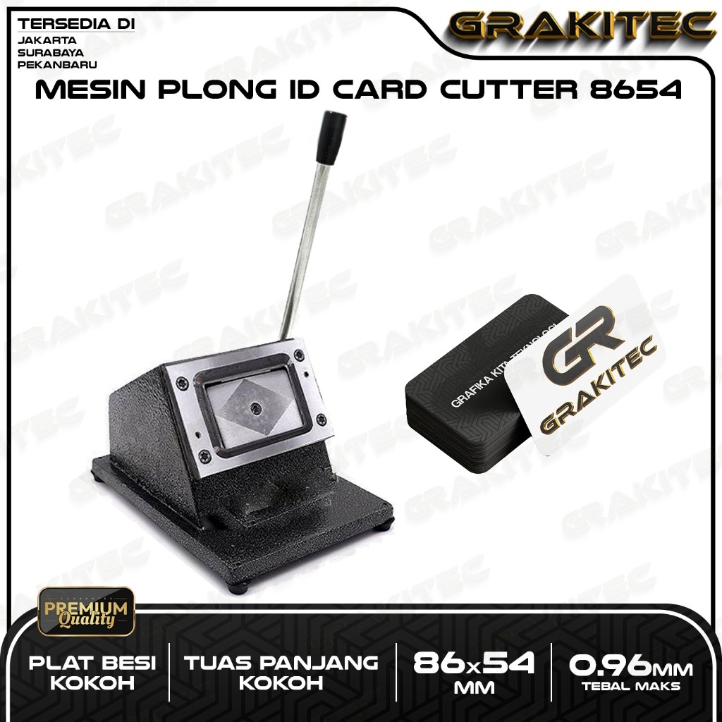 Jual Alat Potong ID Card / Plong ID Card / PVC Card Cutter GRAKITEC ...