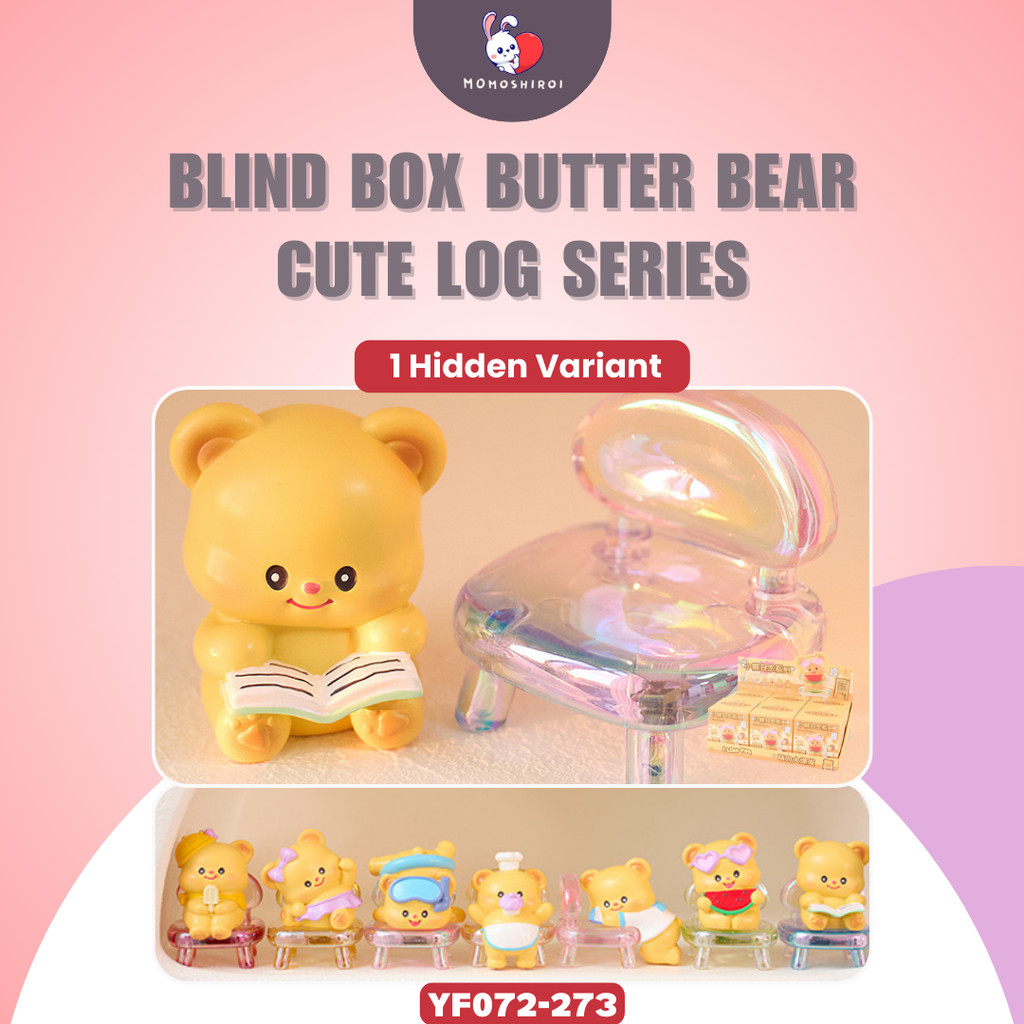 Jual YF072-273 (NEW) Action Figure Blind Box Butter Bear Jurnal Seriess Surprise Cute Log Series ...