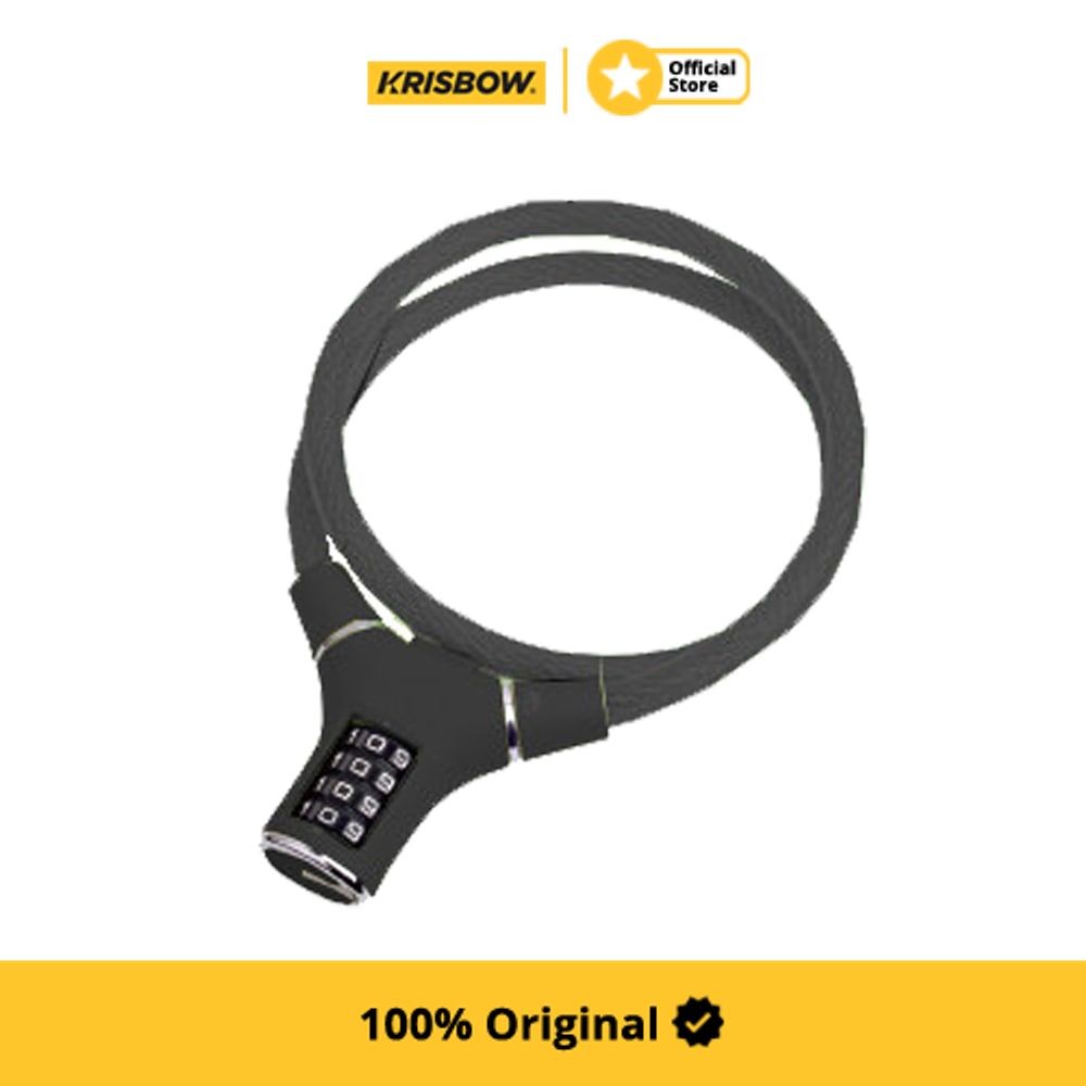 Jual Krisbow Gembok Sepeda 4 Kombinasi Angka - Hitam | Shopee Indonesia