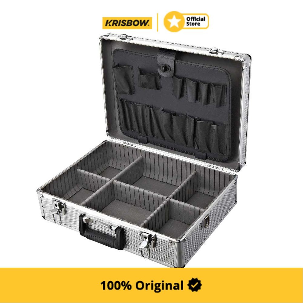Jual Krisbow Tool Case Aluminium 46X33X15.2 cm - Silver Lrtca1 | Shopee ...