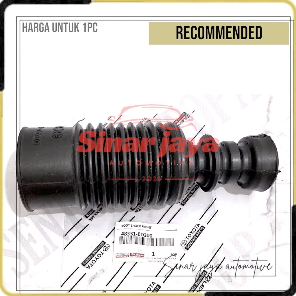 Jual Karet Boot Shock Depan Tutup Debu All New Yaris Vios Gen 3 Sienta ...