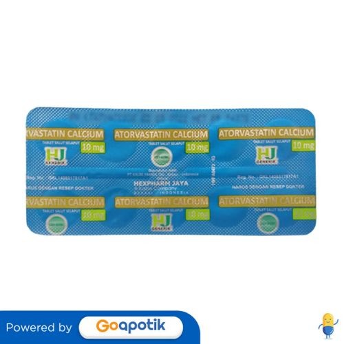 Jual Atorvastatin Hexpharm 10 Mg Strip 10 Tablet | Shopee Indonesia