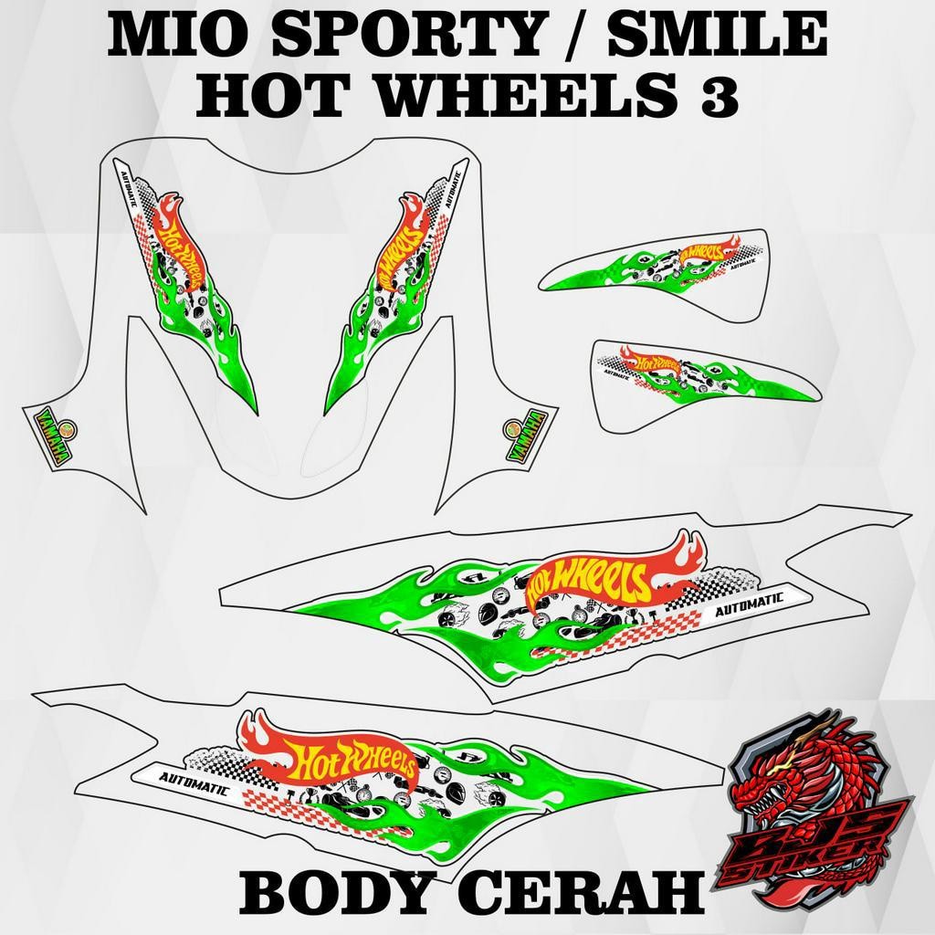 Jual Stiker striping mio sporty mio smile - stiker striping list variasi transparan uv mio ...