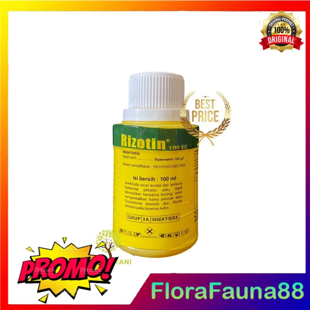 Jual Insektisida Rizotin 100EC 100ml | Shopee Indonesia