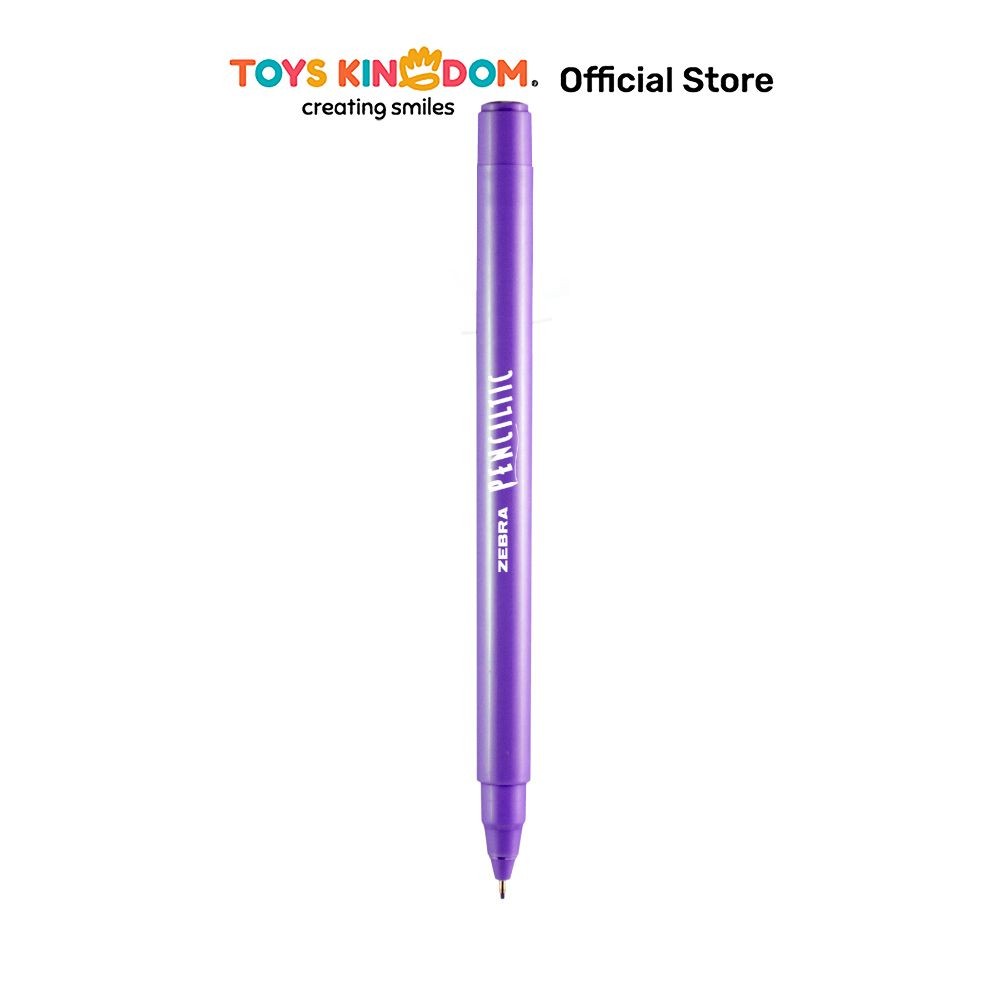 Jual Toys Kingdom Zebra 0.4 mm Penciltic Fineliner Pulpen Ungu Violet ...