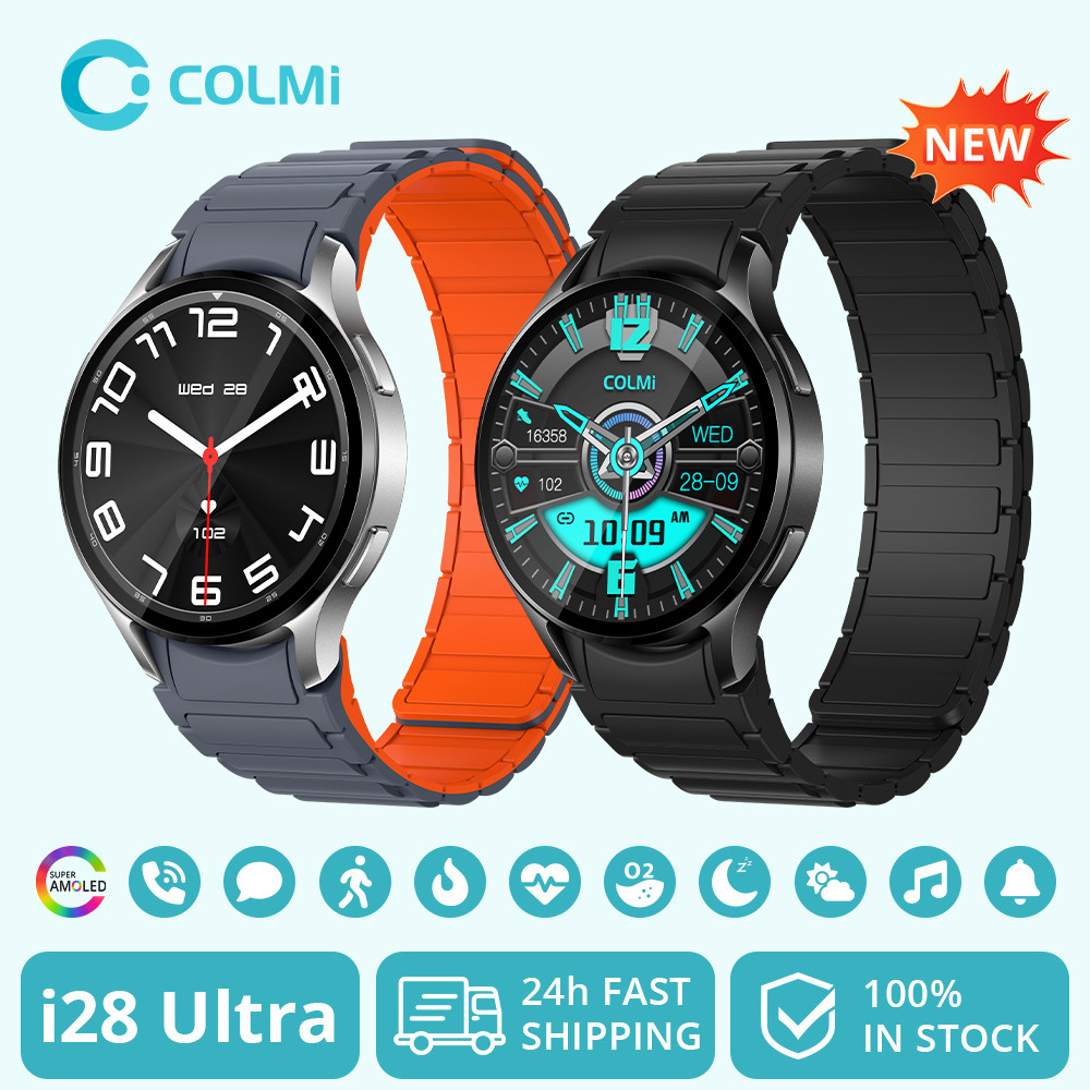 Jual COLMI i28 Ultra AI Smartwatch AMOLED Display, Built-in AI Da-GPT ...