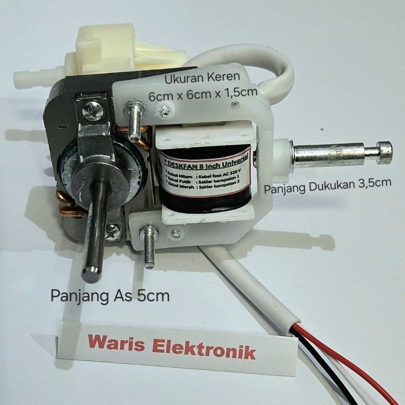 Jual Spul Motor Dinamo DESK FAN 8 inch Mesin Kipas Duduk Universal 8 ...