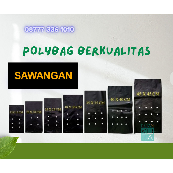 Jual Polybag Polibag Tanaman Berkualitas Satuan Ukuran Sedang Besar 35 ...