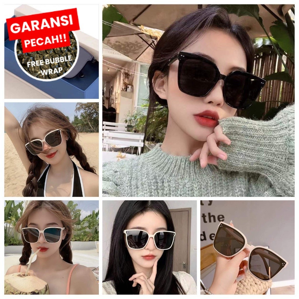 Jual Kacamata Kotak Hitam Wanita Pria | Kacamata Kotak Besar Korean Style | Kacamata Proteksi ...