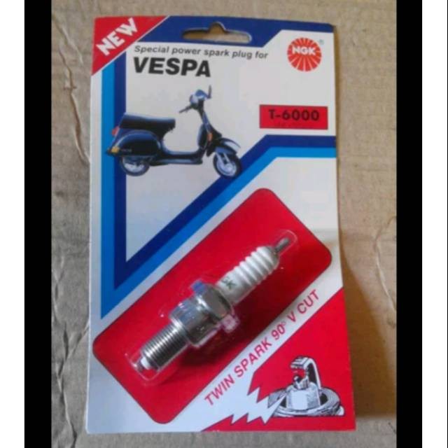 Jual Busi vespa NGK original drat panjang | Shopee Indonesia