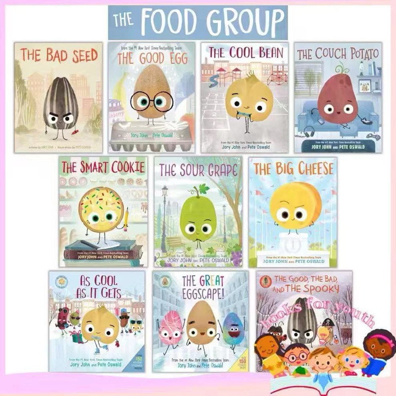 Jual [ABCKIDS] SEGEL The Food Group 10 Books Collection Set - Full ...