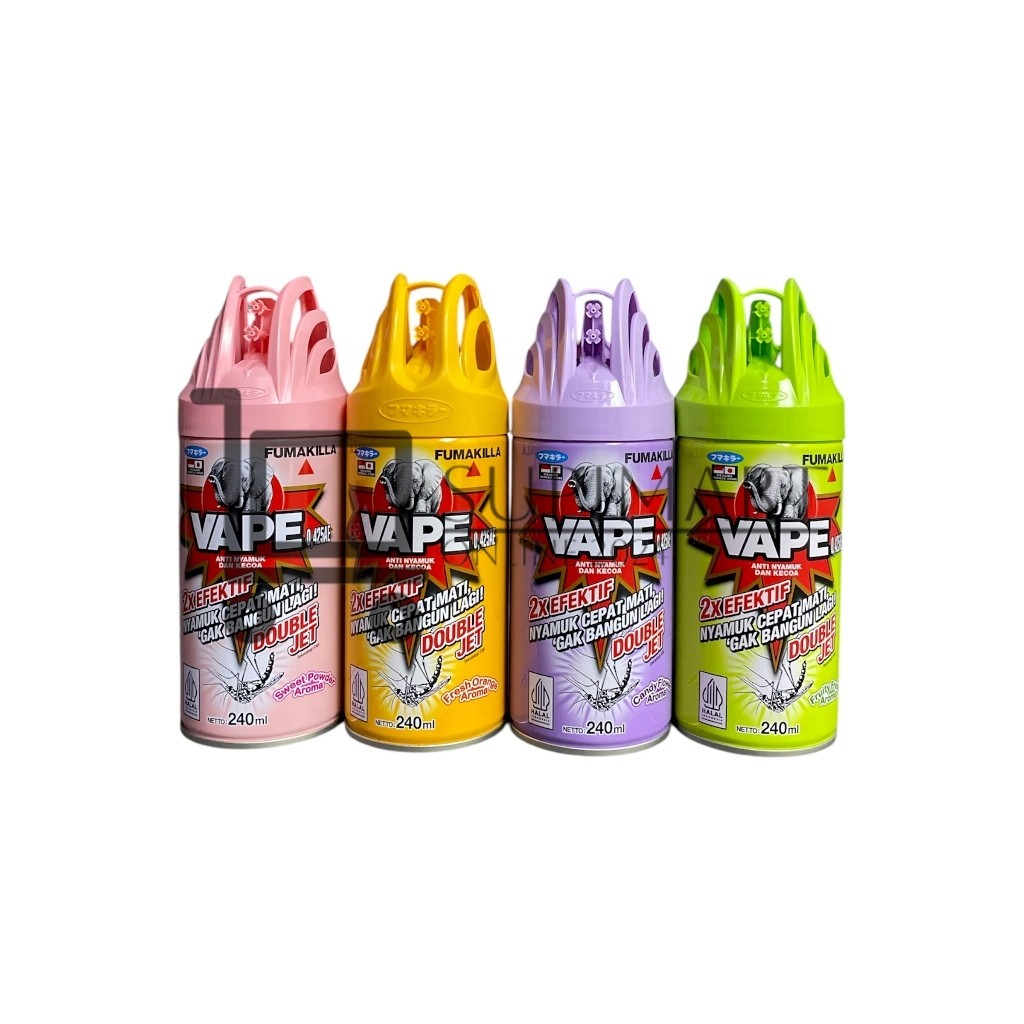 Jual Vape Obat Nyamuk Spray 240ml / Fumakilla Vape Aerosol 240ml / Obat ...