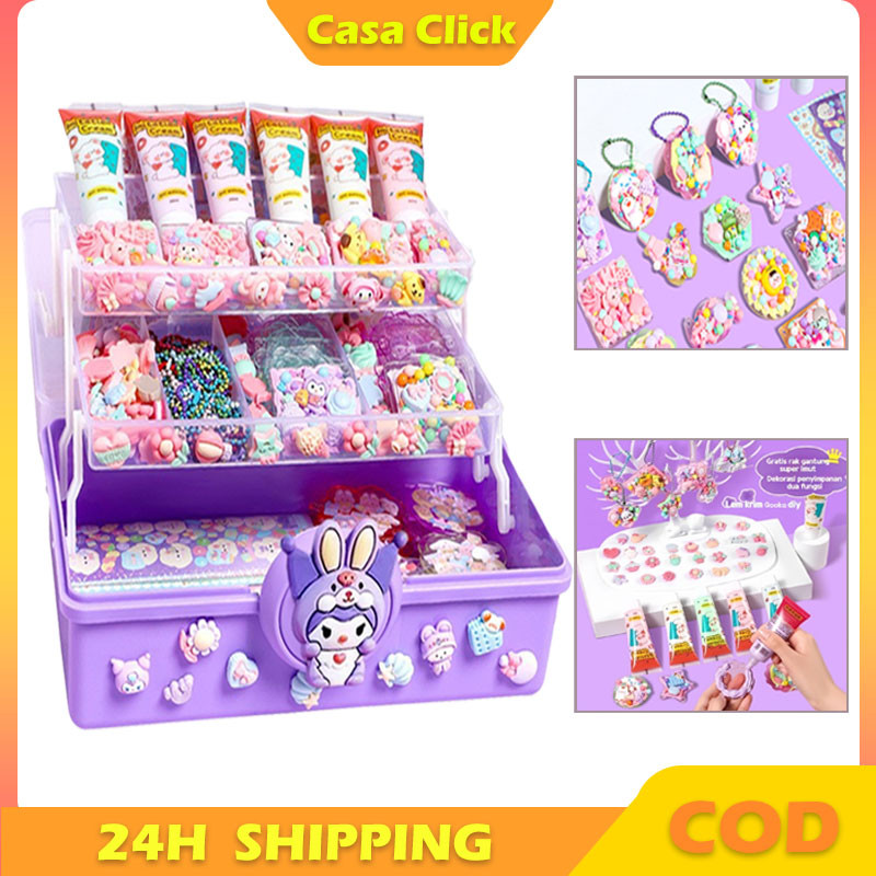 Jual 303pcs/522pcs/826pcs DIY Guka Set Diy Deco Cream Set Gantungan ...